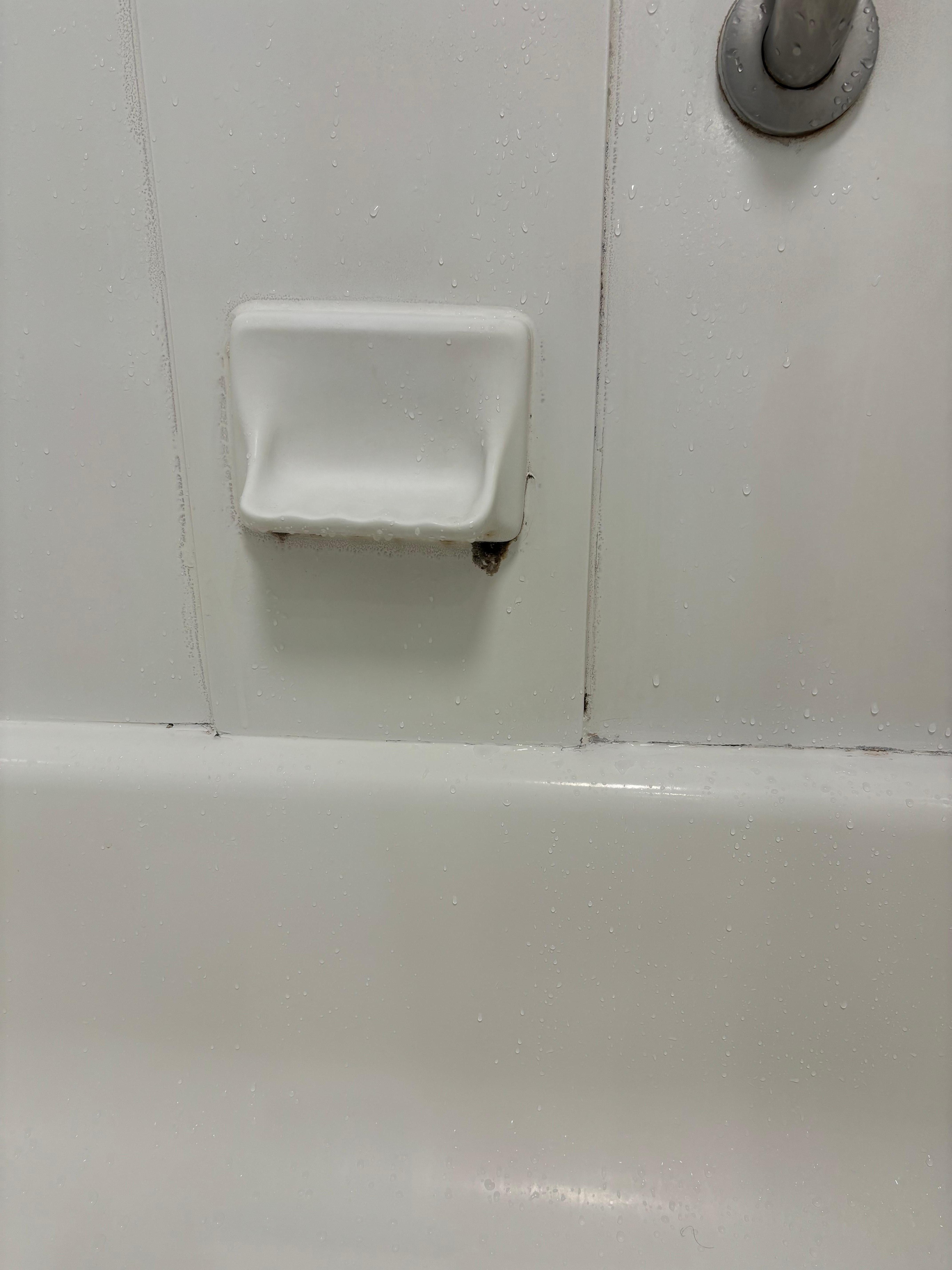 I used a tissue on part of it and it wiped away. Looks like it hasn’t been cleaned properly in months. 