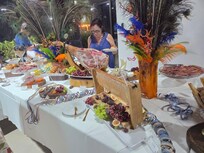 Queijo e vinho oferecido aos hóspedes, pelo hotel