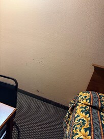 Paint of something on the wall