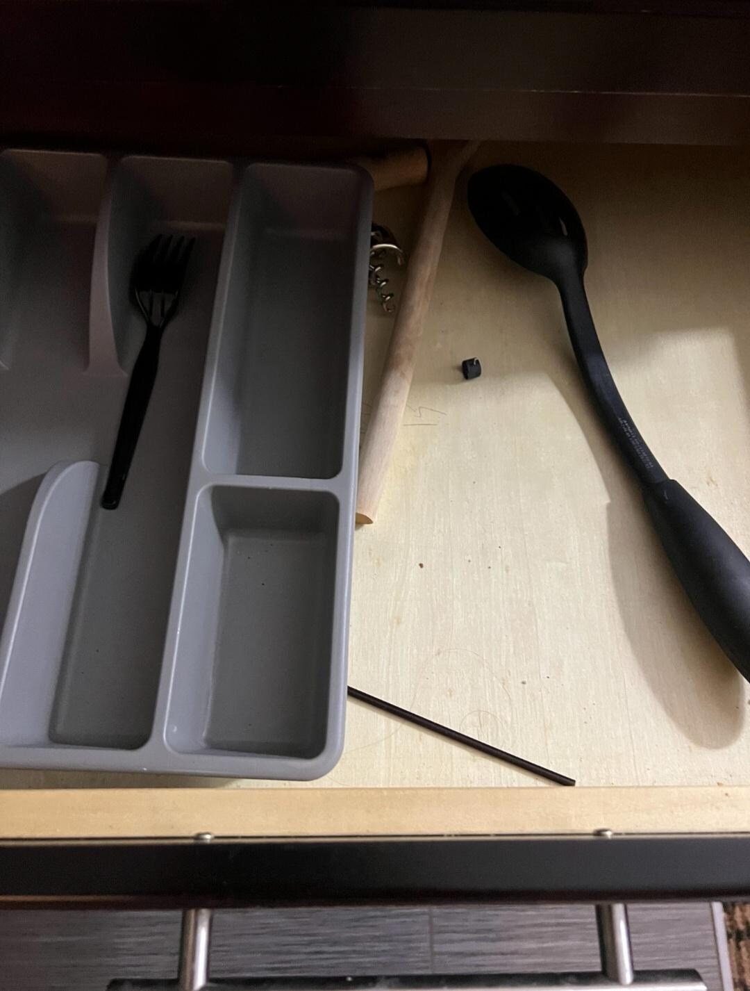 In the kitchen drawer