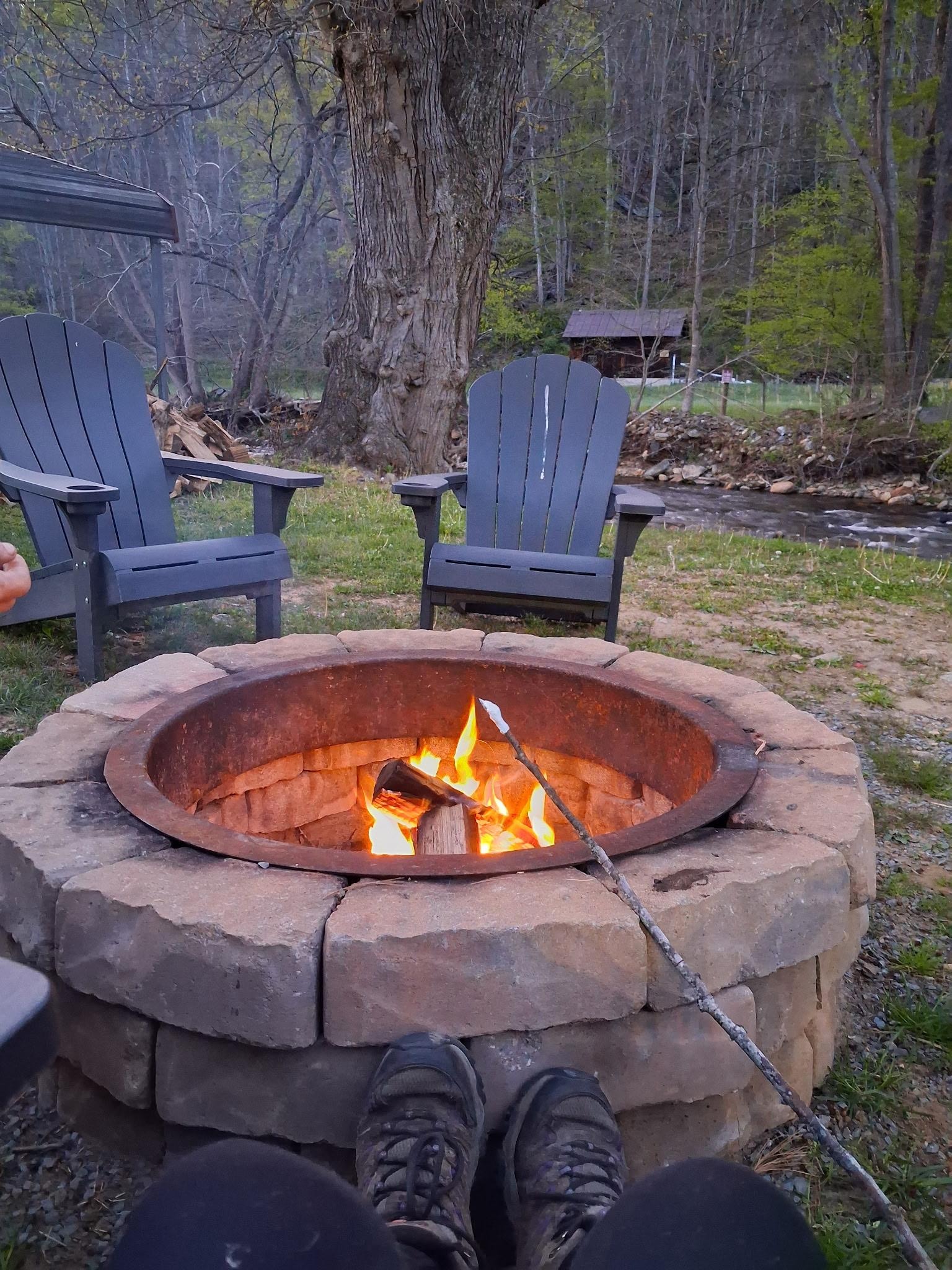 The fire pit