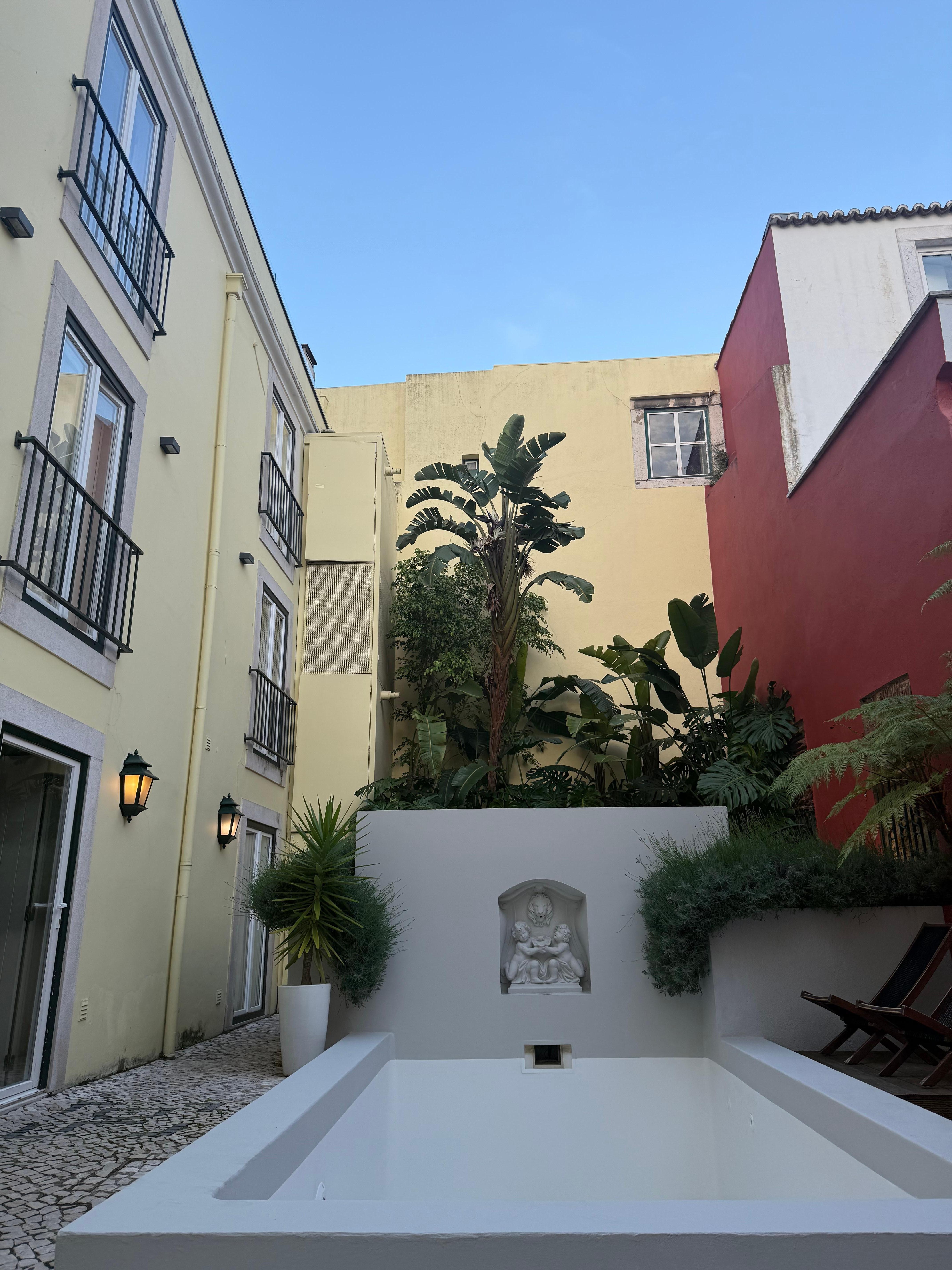 Pool without water