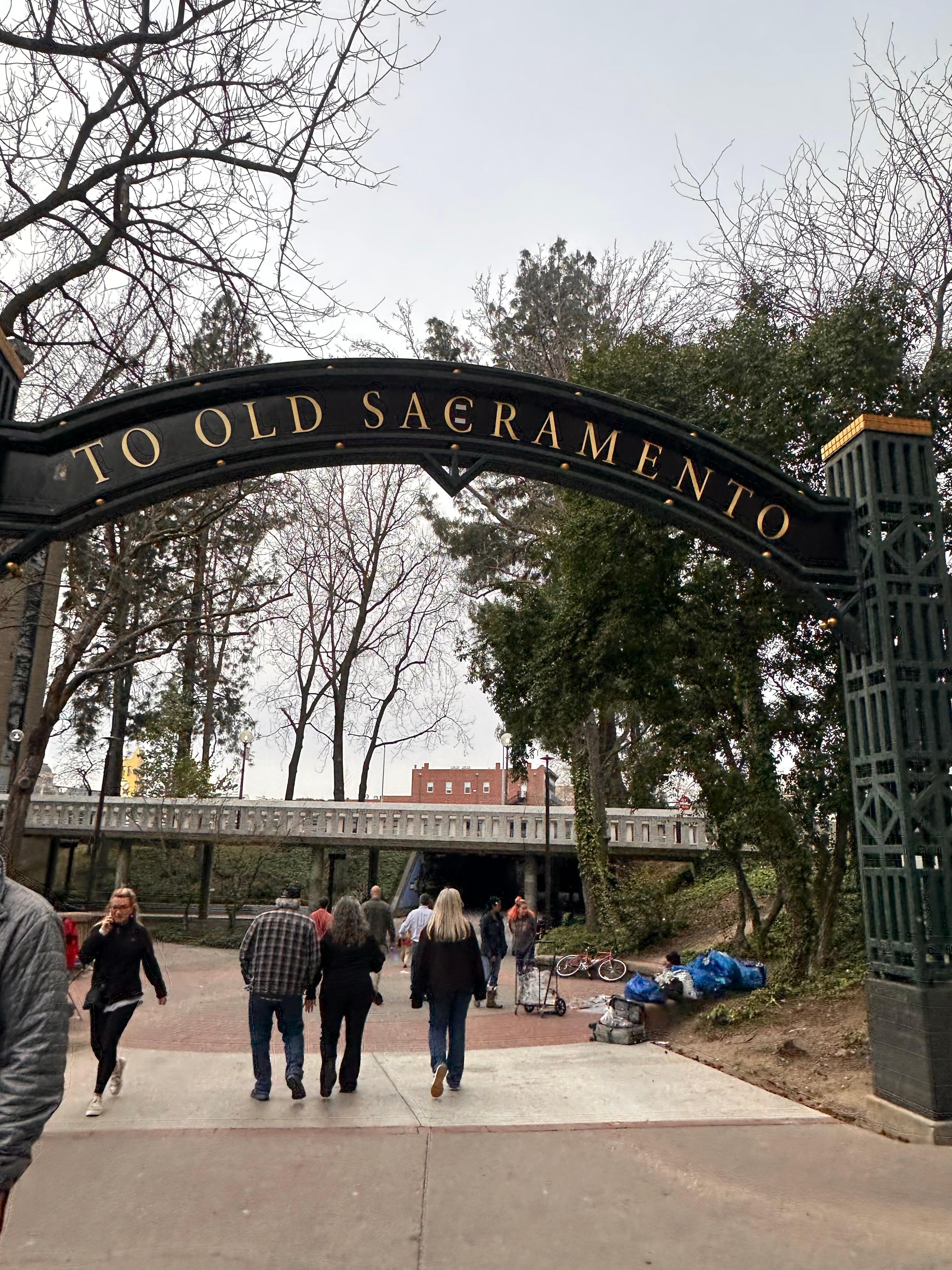 Just outside you can walk through the tunnel and be downtown with fun shops and bars