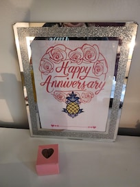 Sweet anniversary note