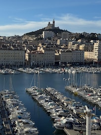 La vue depuis le balcon