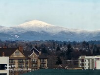 View from our room Mt Spokane in distance.