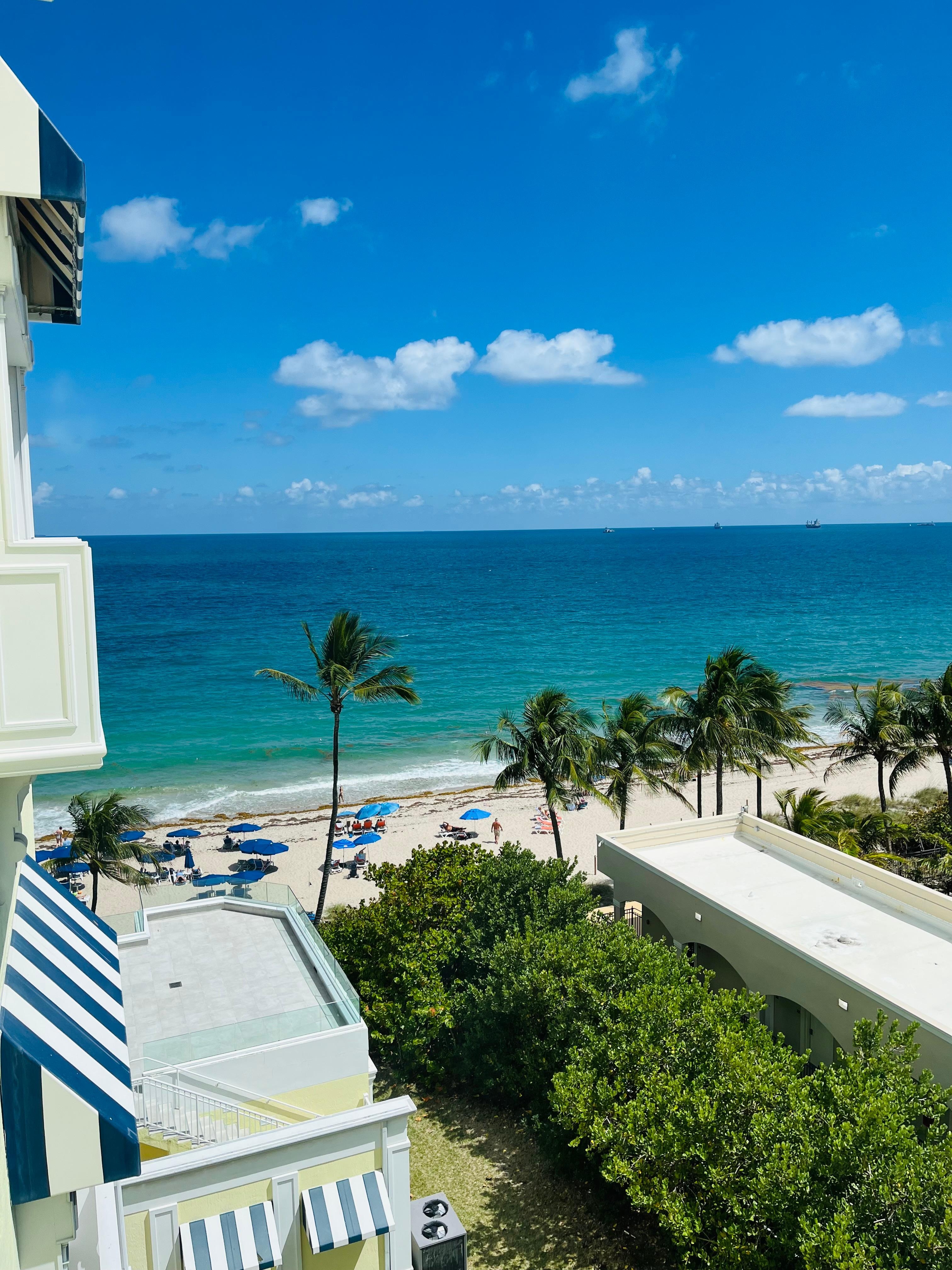 One view from corner room