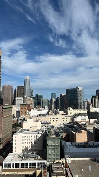 View from the room in the morning