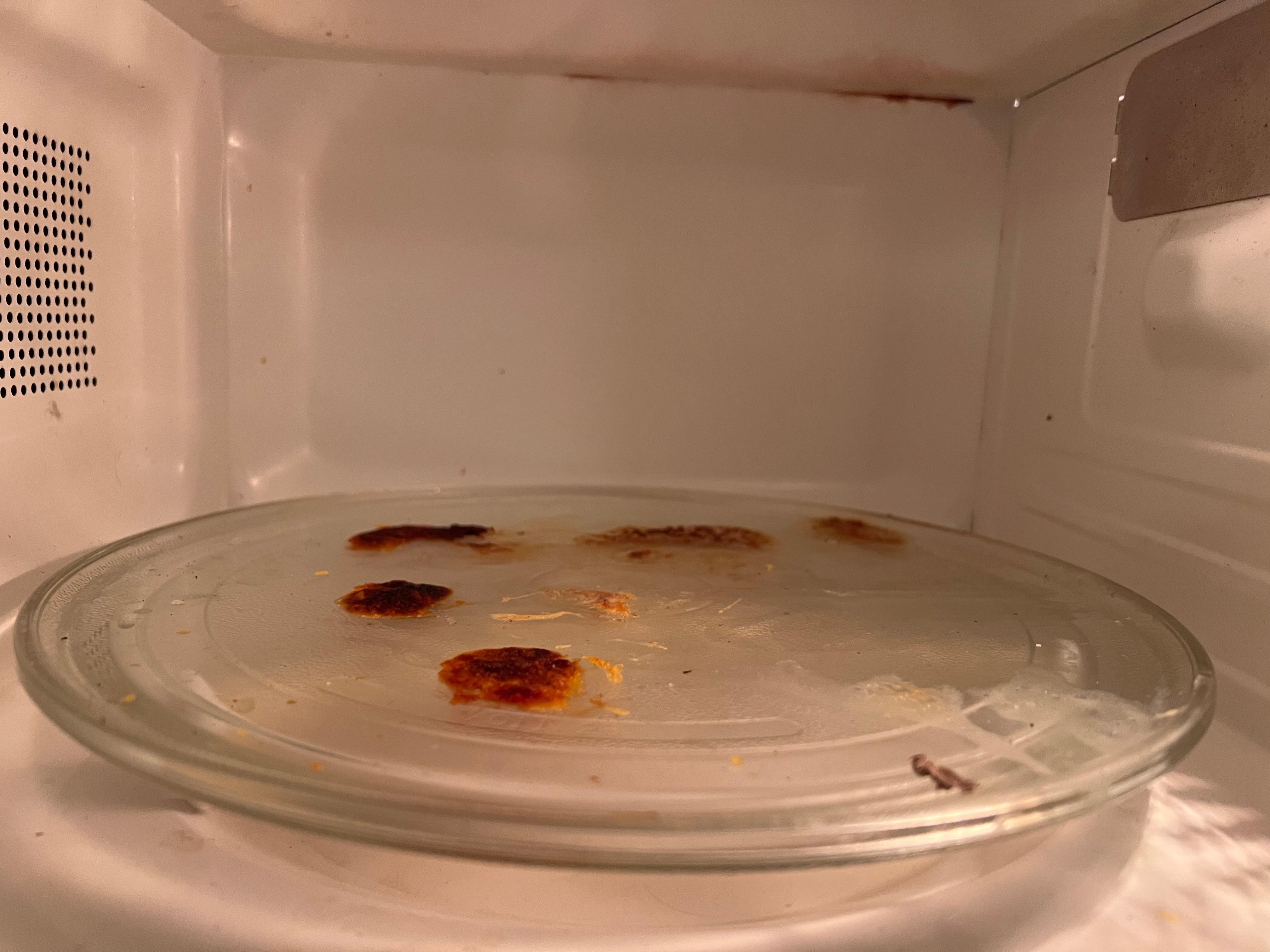 inside the microwave