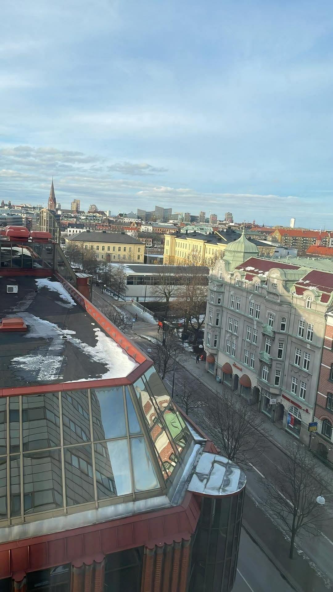 Overlooking view from our room