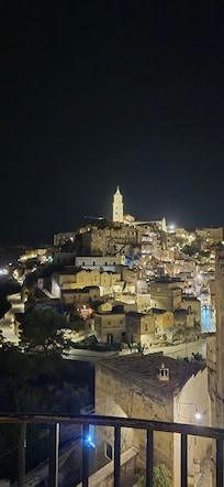 Night time view from our window