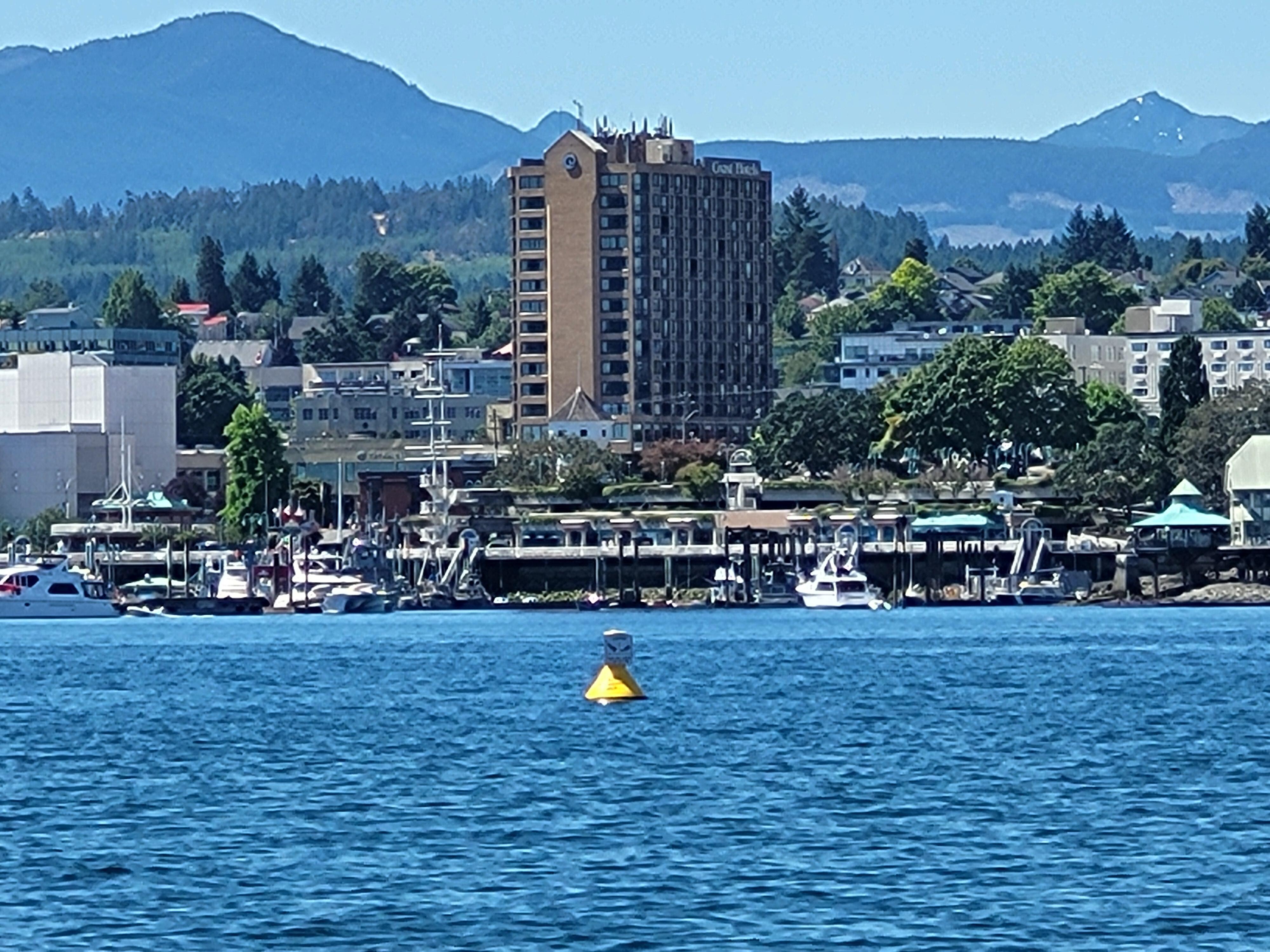 Hotel from the bay