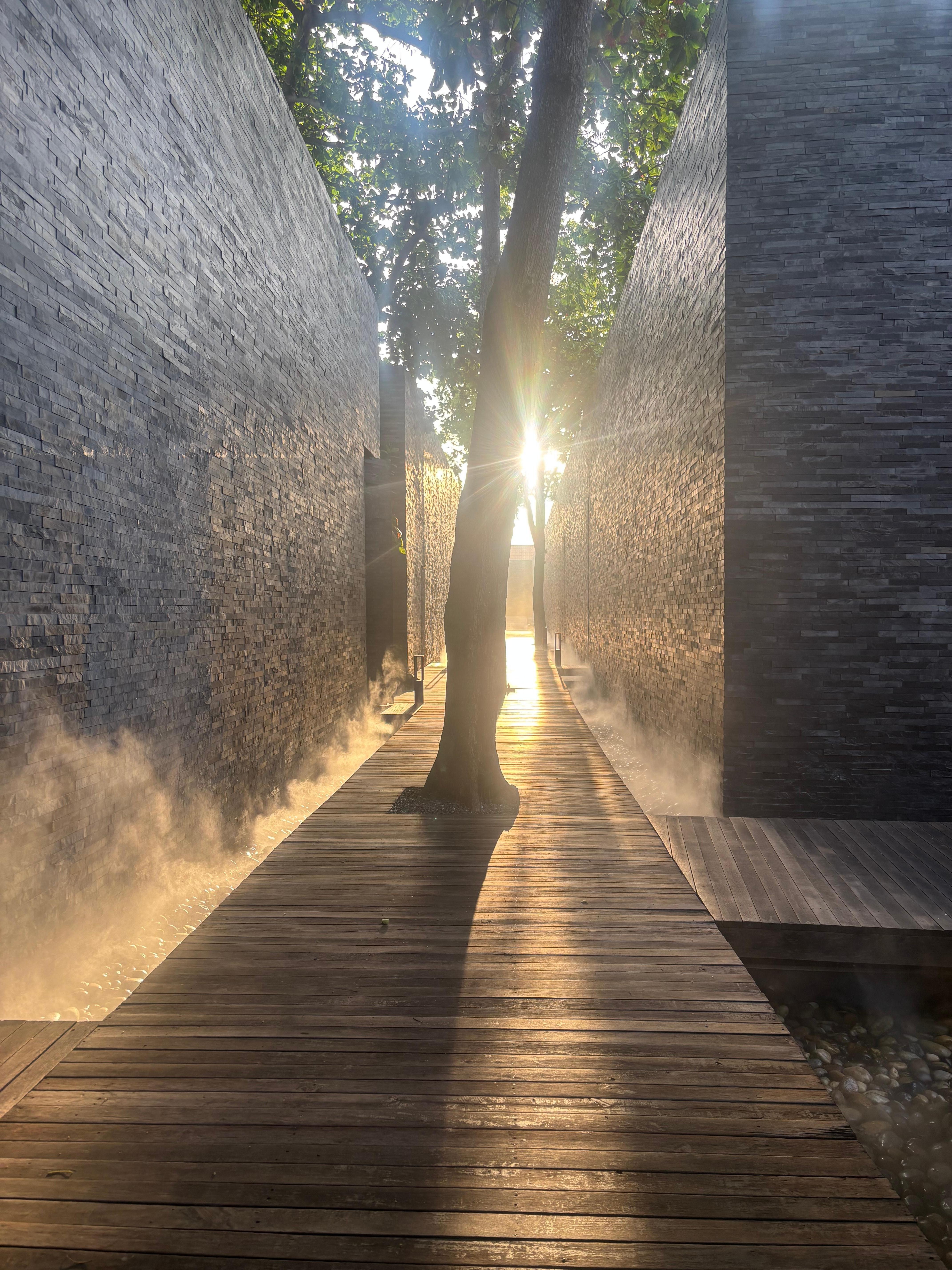 The walk to your secret pool villa 
