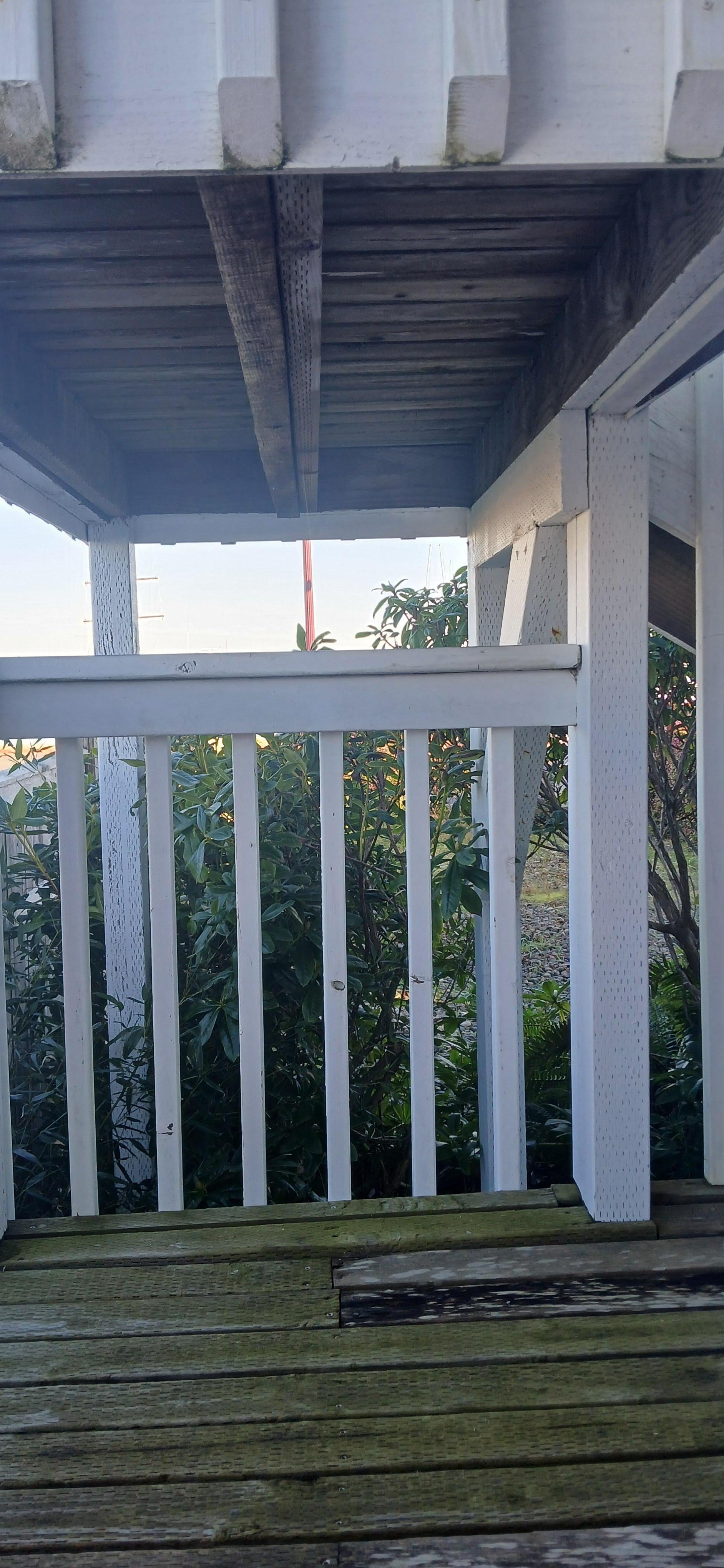 This is the view from the second chair furthest from the unit door