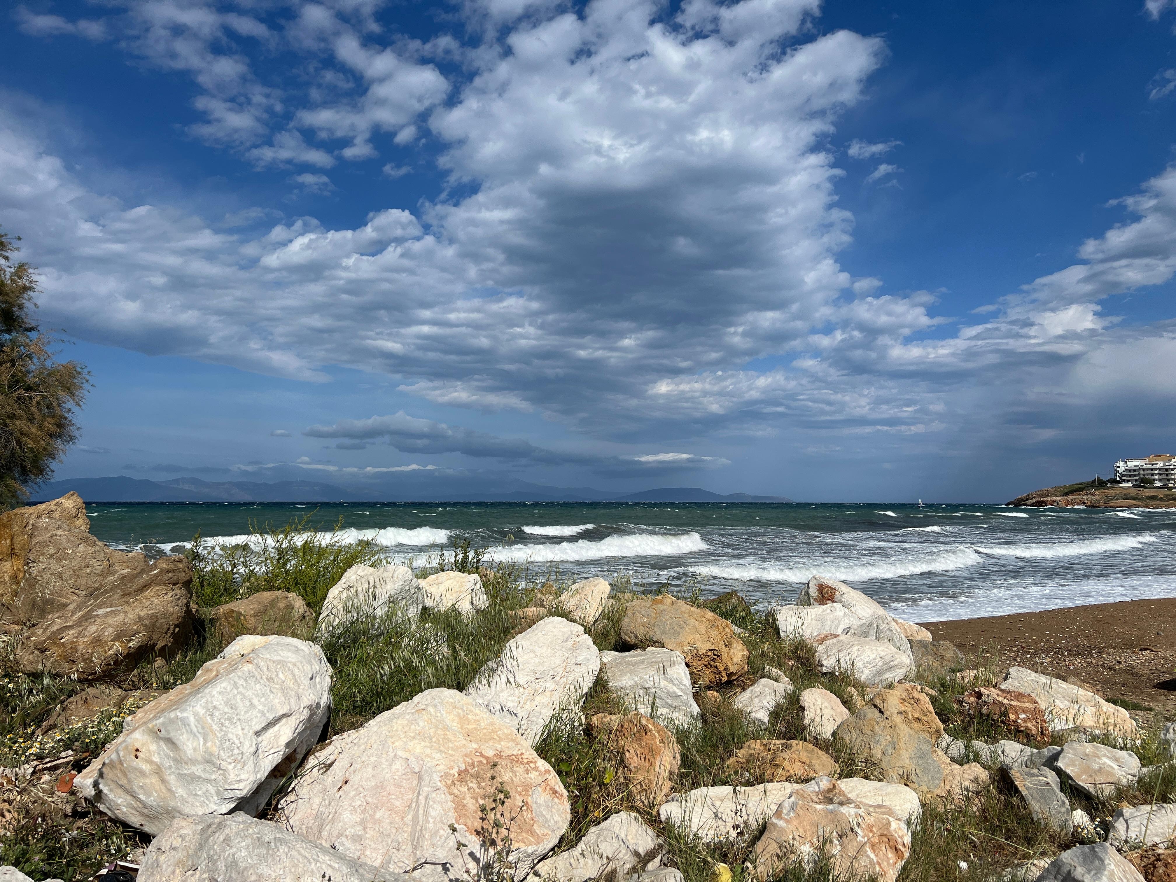 The beach