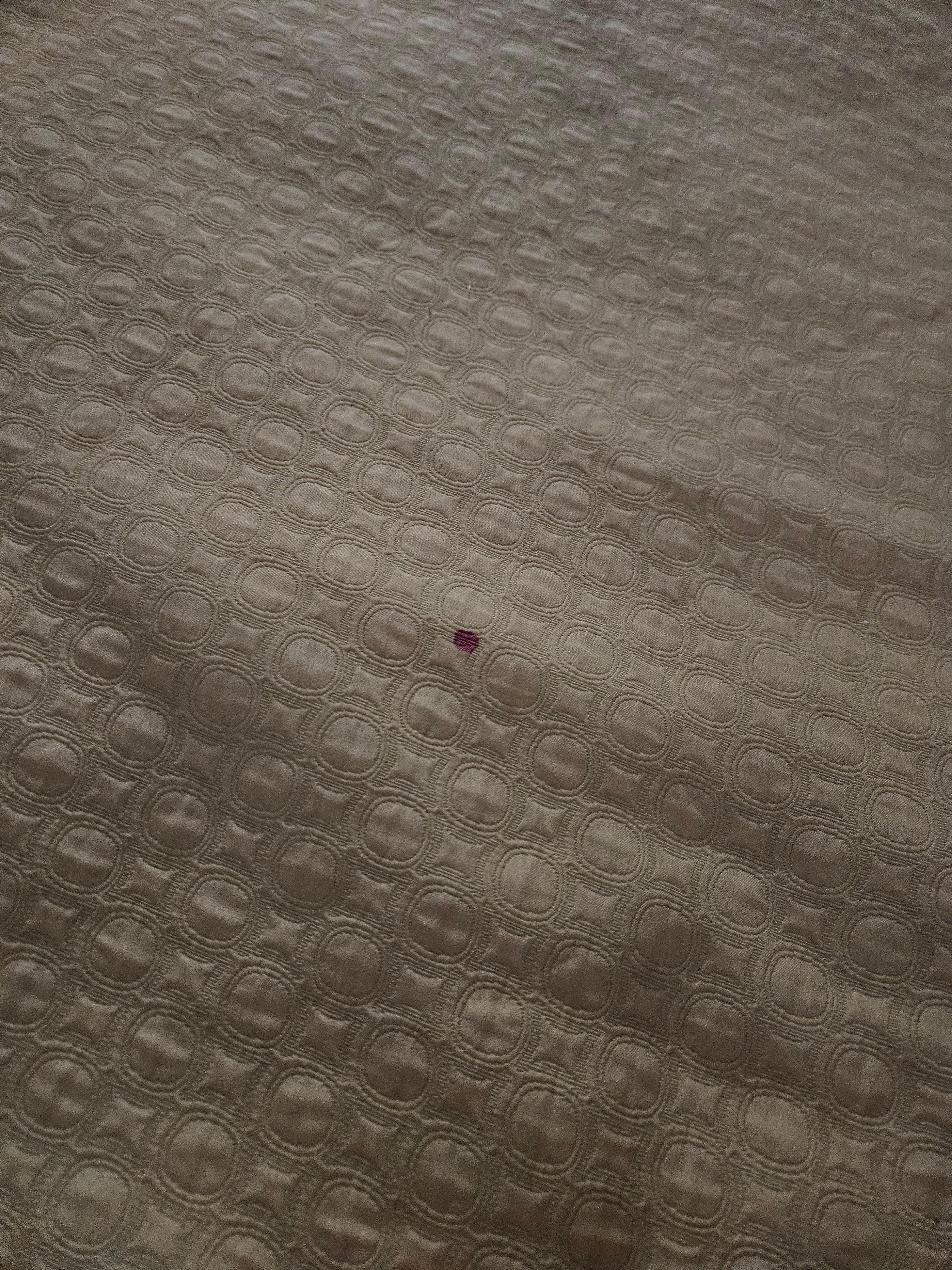 Blood on the sheets in the second room. 