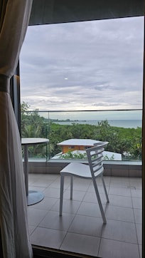 坐在沙發上看出去的景色 ps 我在3F