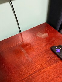 Stained and dingy furniture