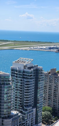 View from our 35th floor balcony!