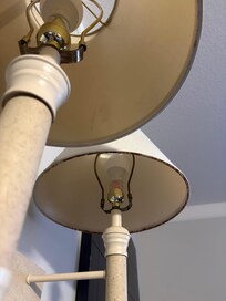 Look closely at the lower edges of the shades!