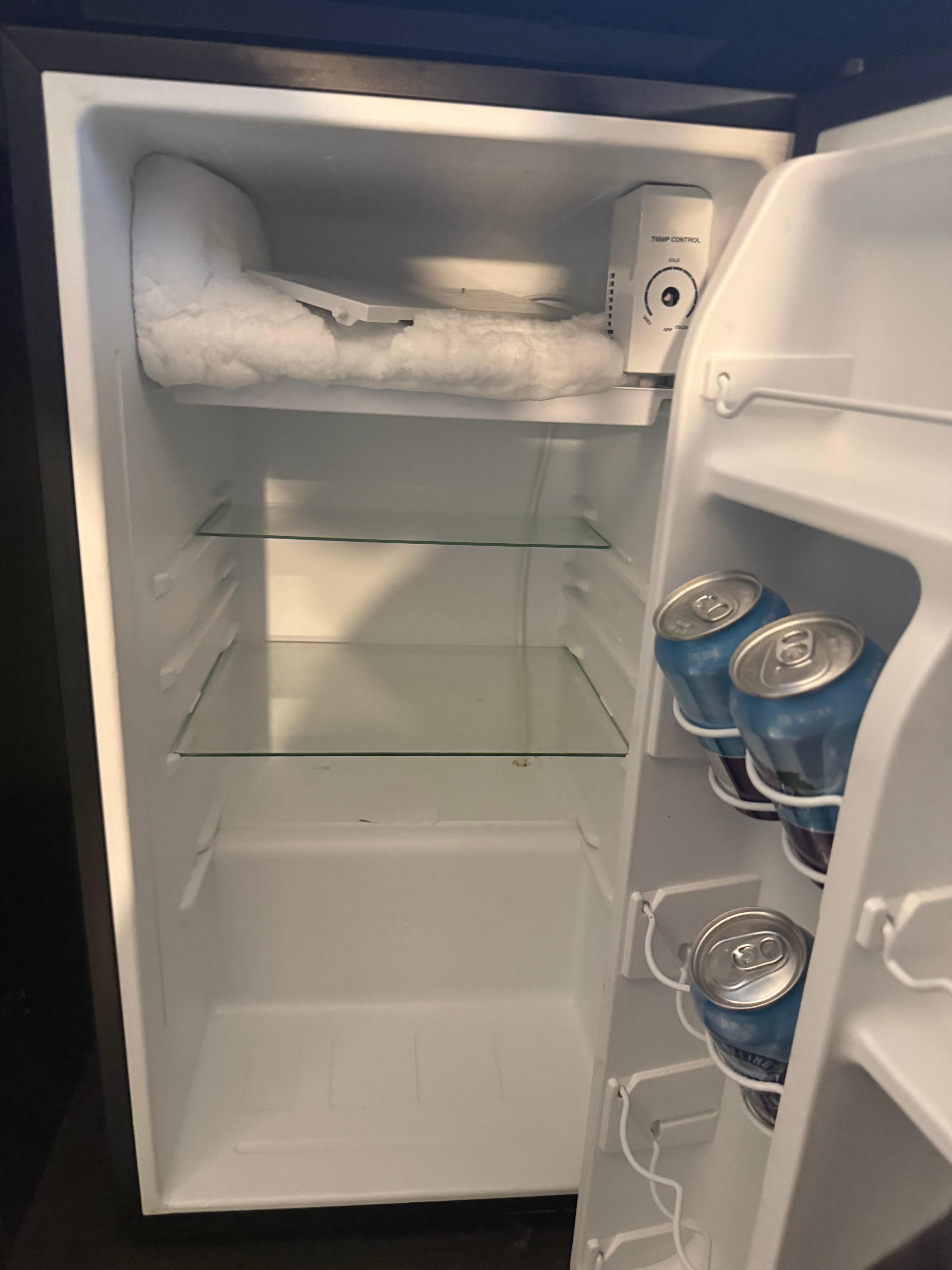 Broken and not defrosted