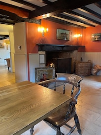 The bar area dog friendly