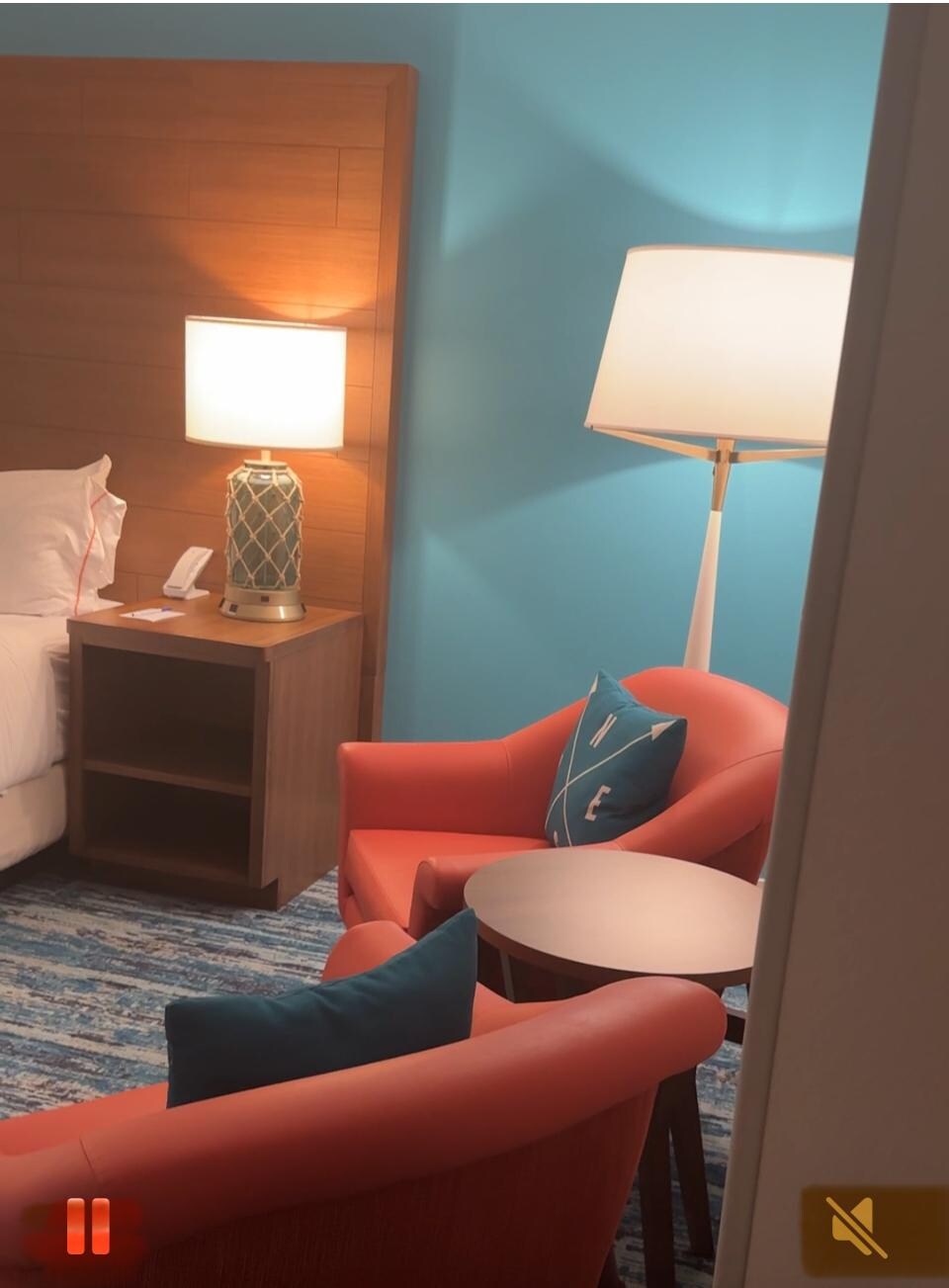 Extra seating in room 