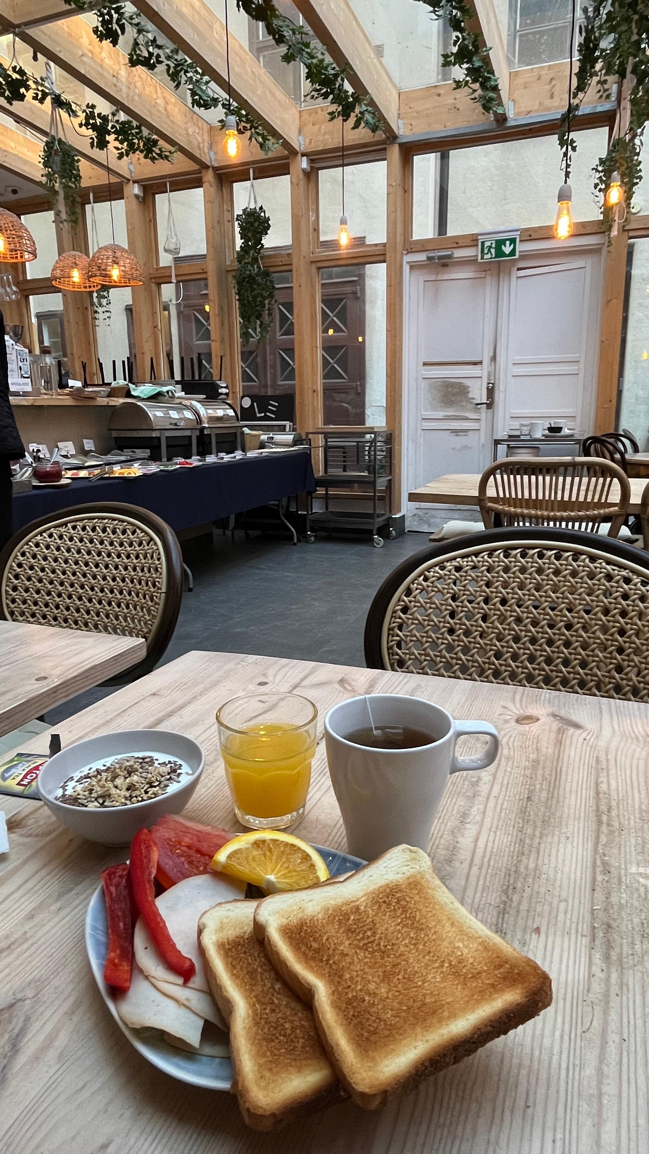 Frukost- restaurangen