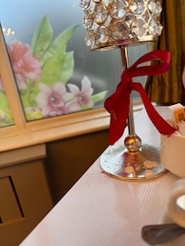 Our table at breakfast