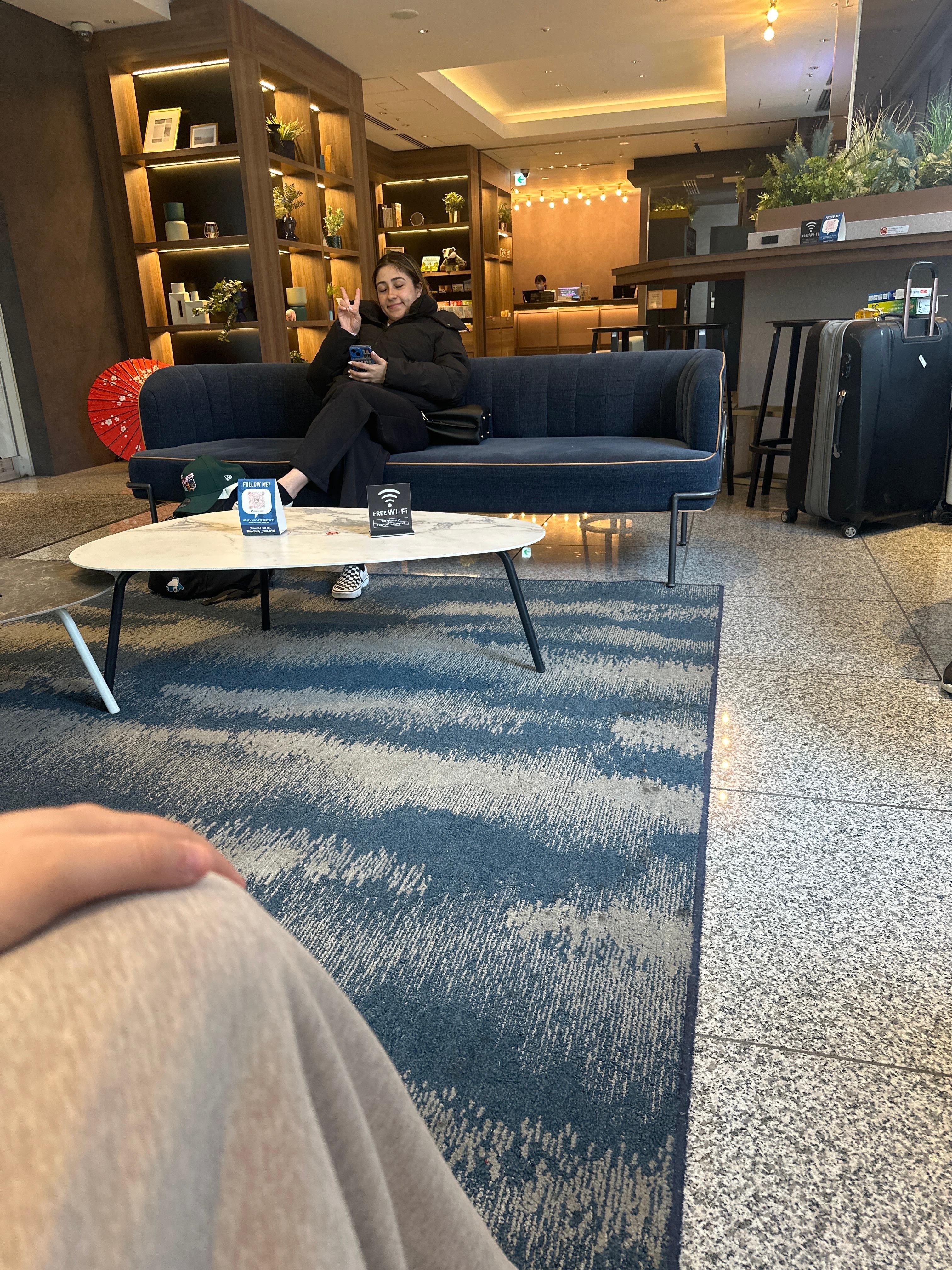 Lobby area awaiting to leave :( 