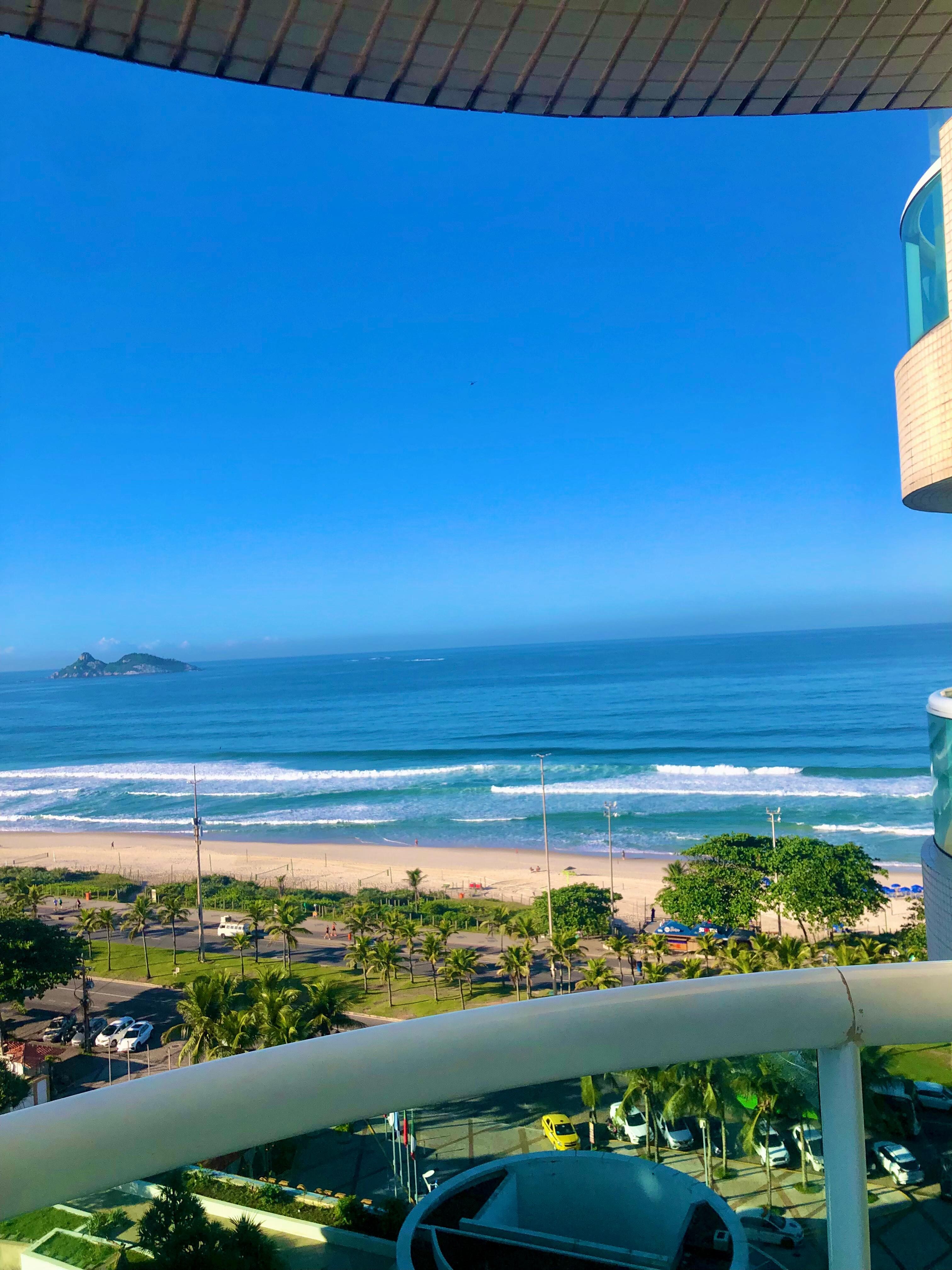 Vista do quarto incrível.