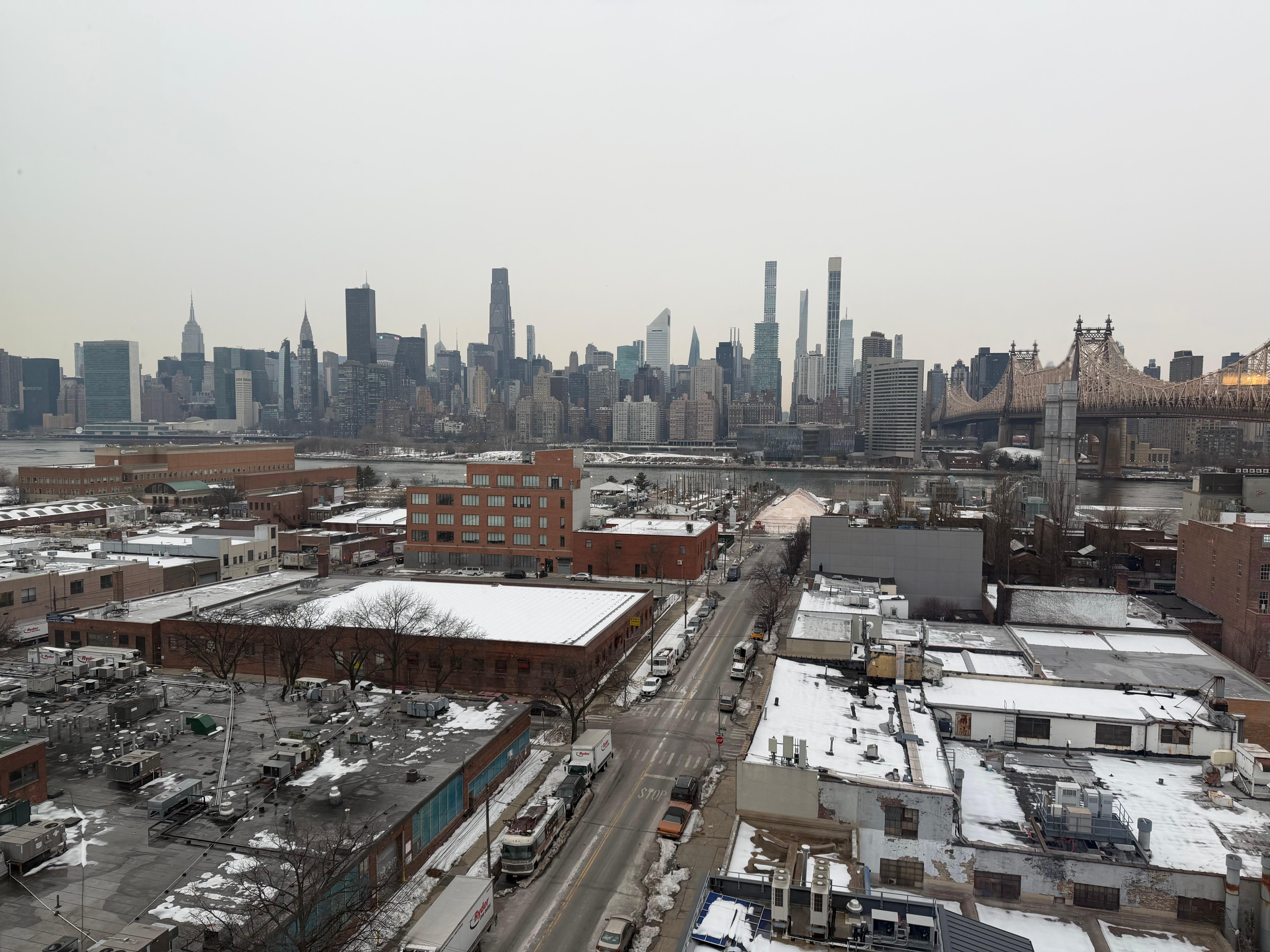 View from our room at 4pm. Room 1001