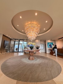 Beautiful grand reception. Staff will
Literally walk past you though.