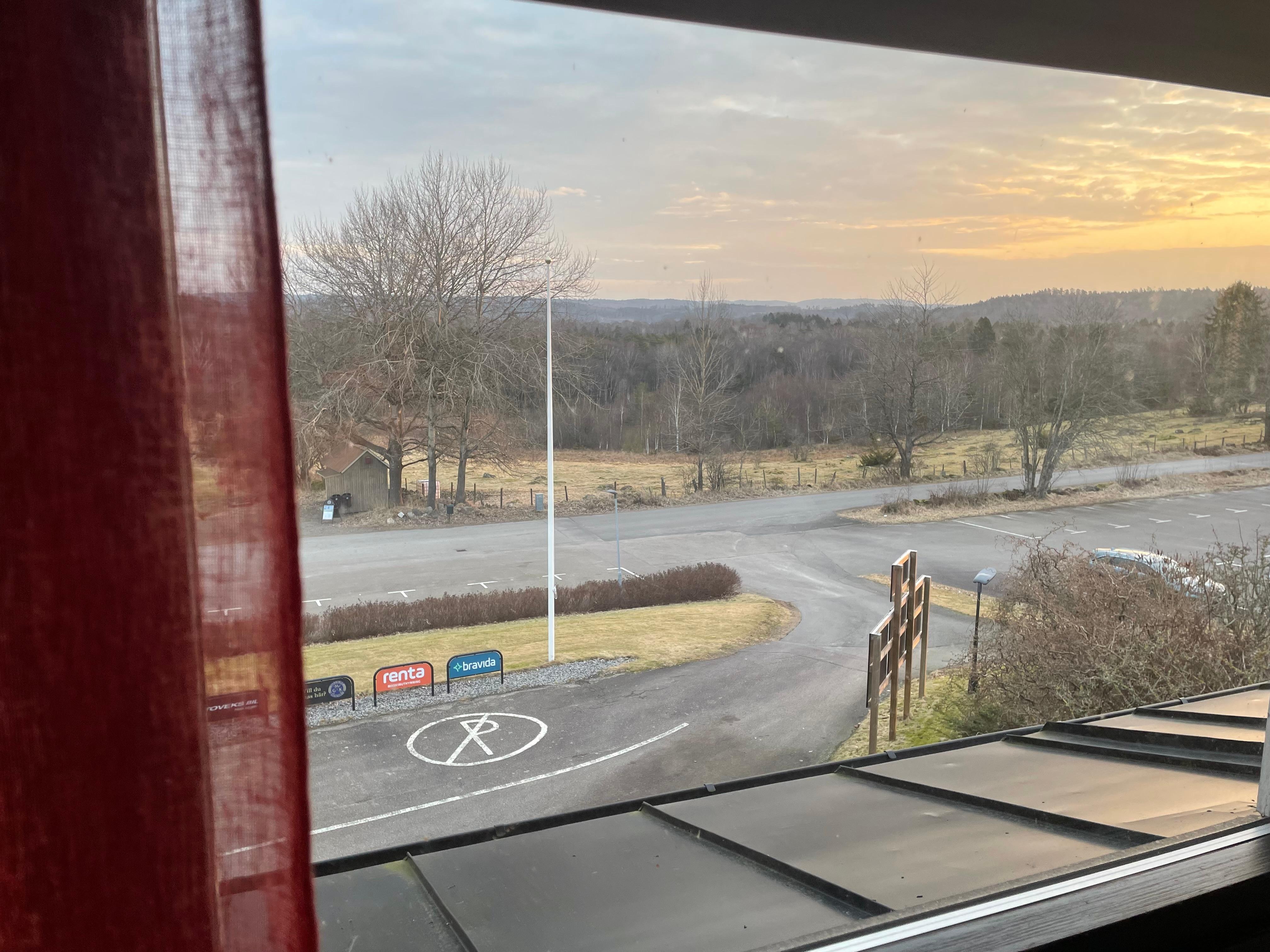 Udsigt fra dobbeltværelset 