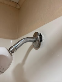 Broken shower