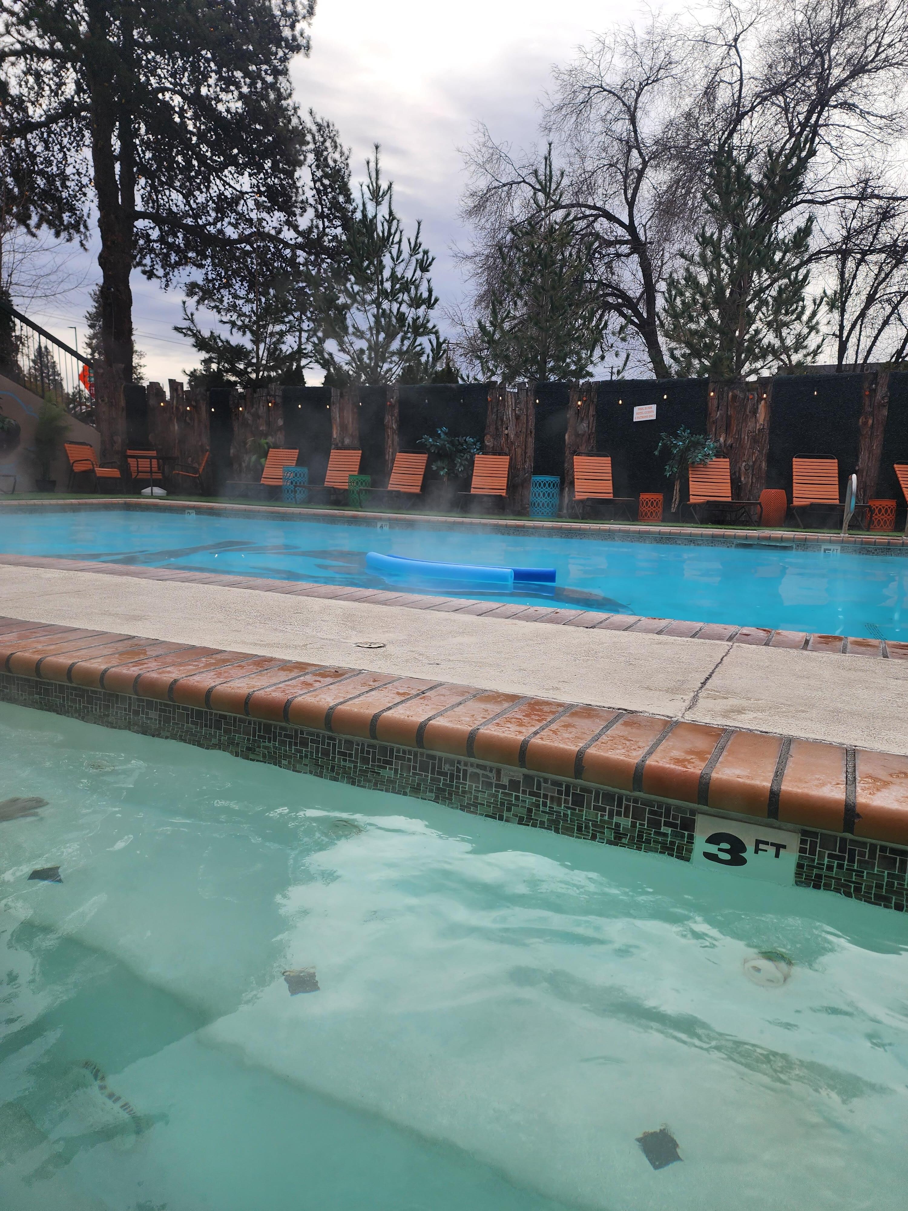 Heated pool and hot tub