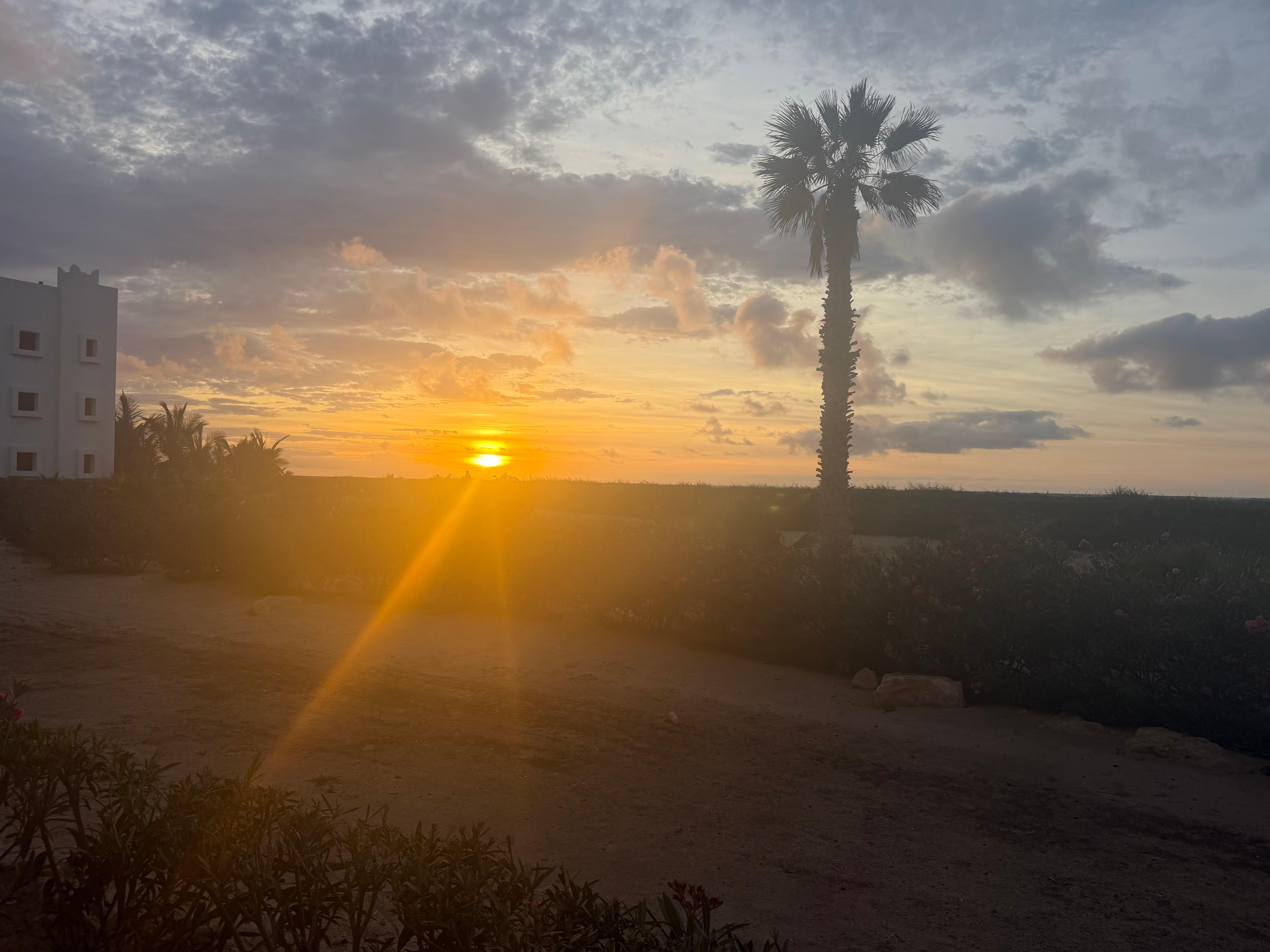 Unbelievable view at sunset 