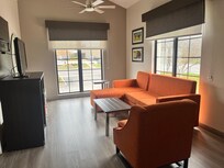 Surprisingly very large suite. 2nd floor walk up.