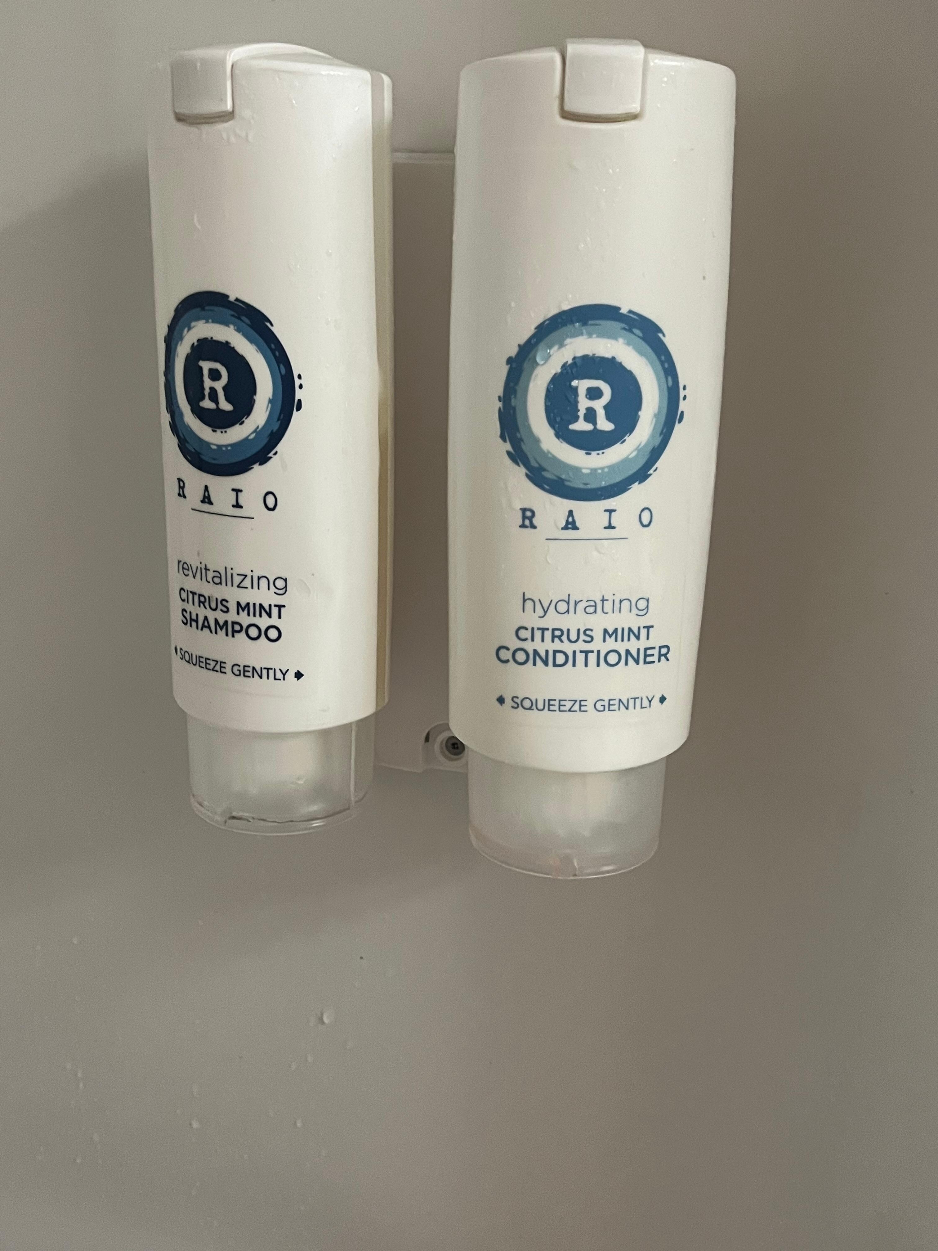 Mildew in shampoo and conditioner bottles 