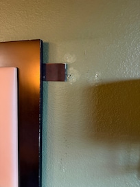 Wall needing repairs