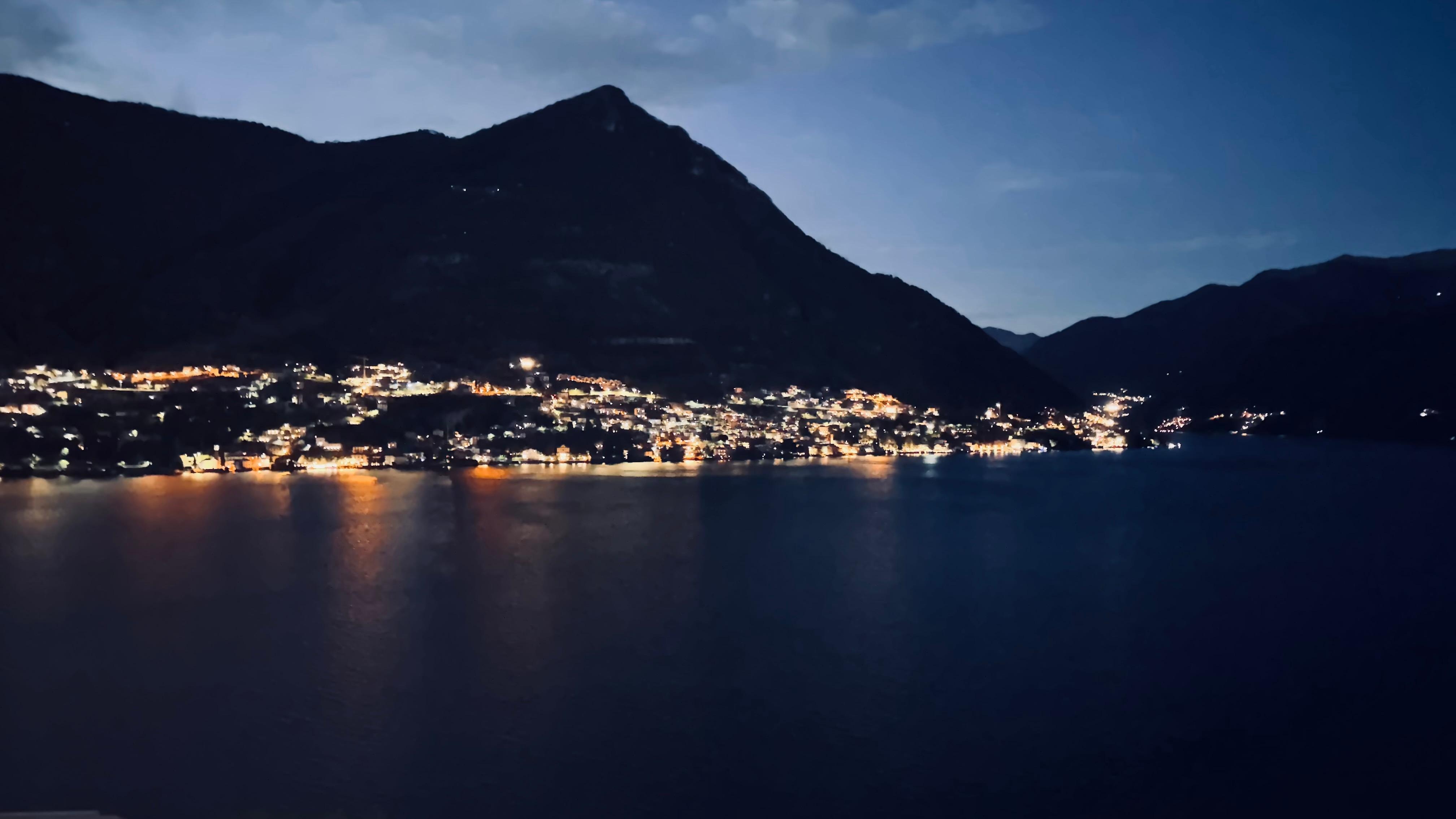 At night from our room balcony 