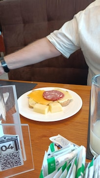 Café da manhã com muita variedade!