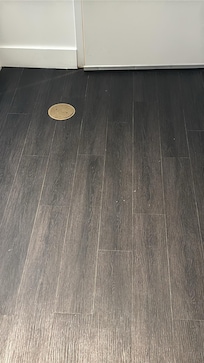 Paint on floor from construction