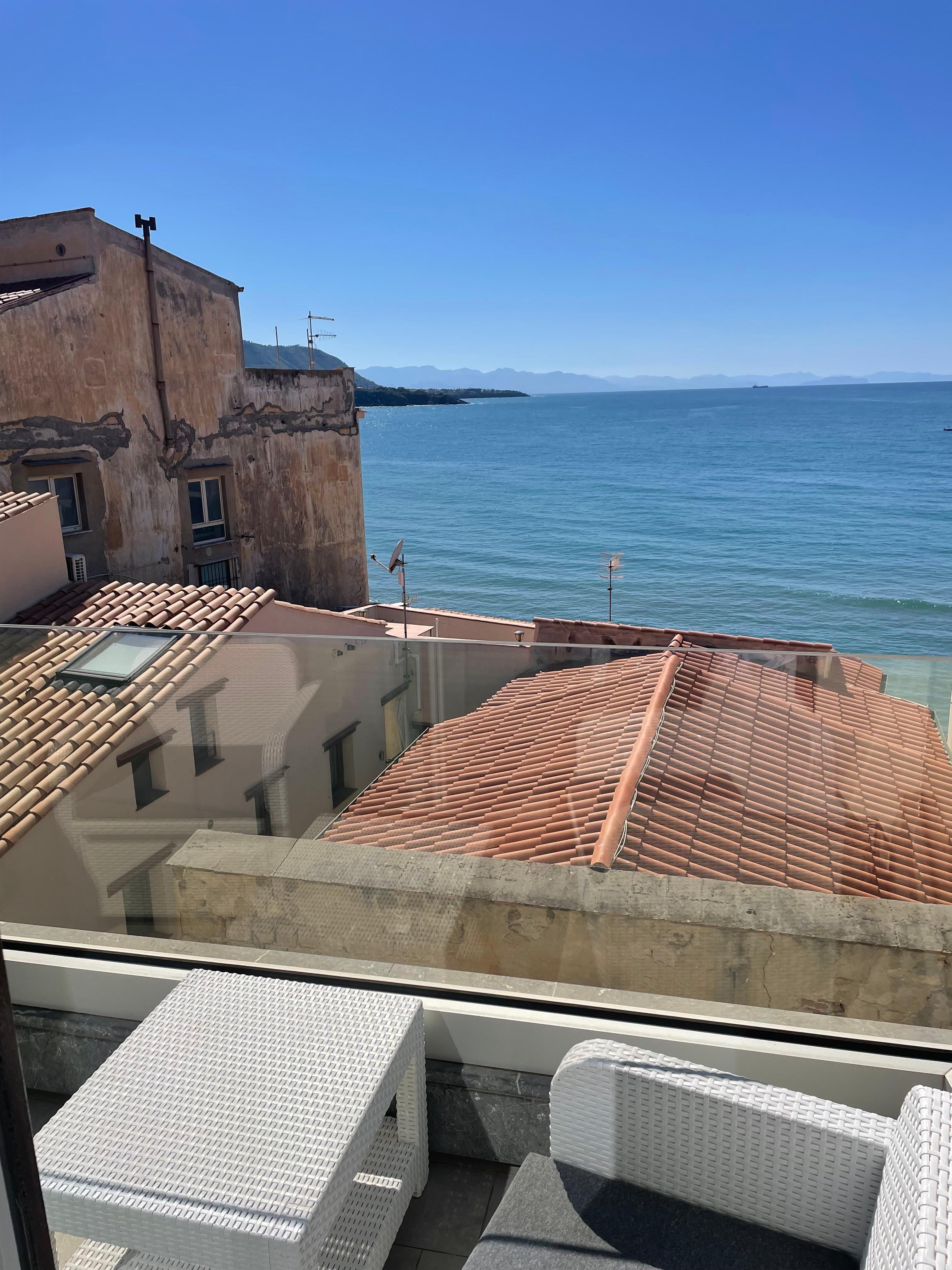 Udsigt fra balkon på 4. Sal