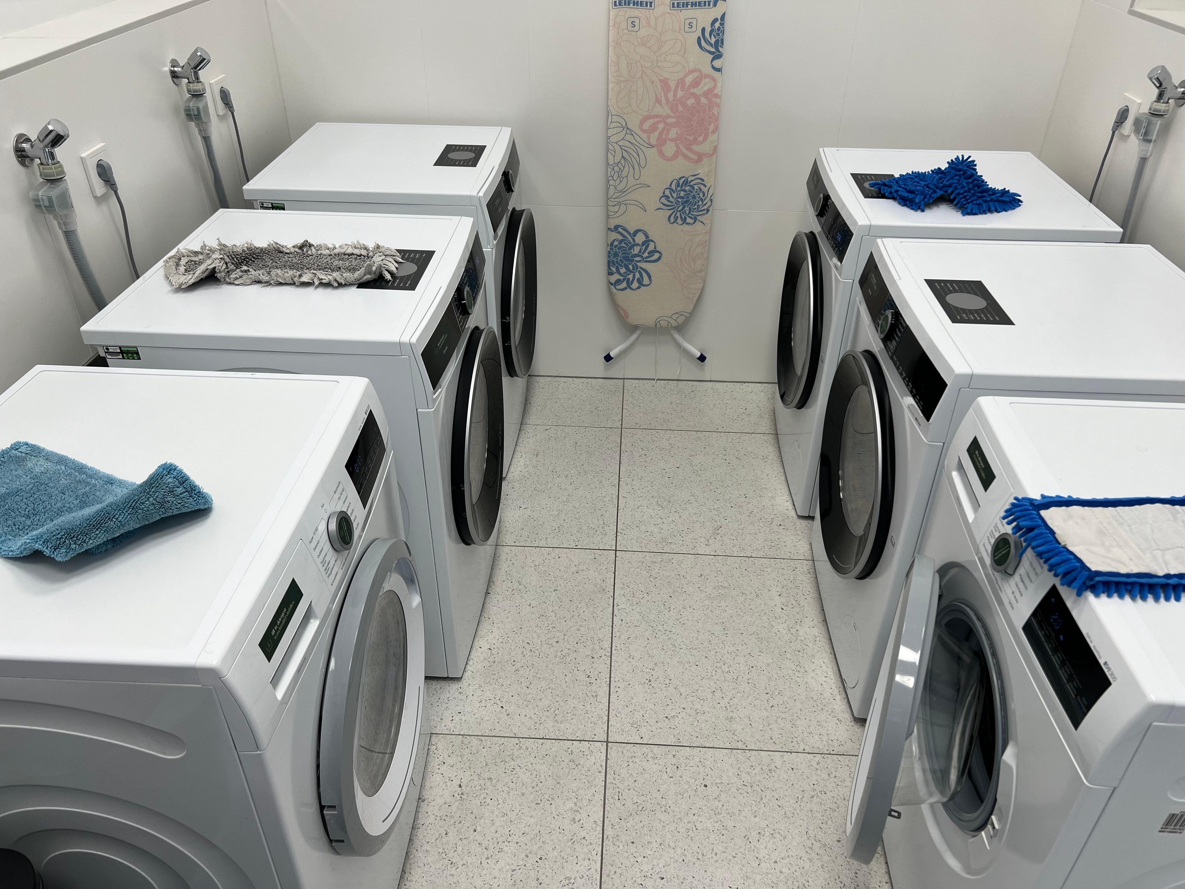 Laundry area that is difficult to access 