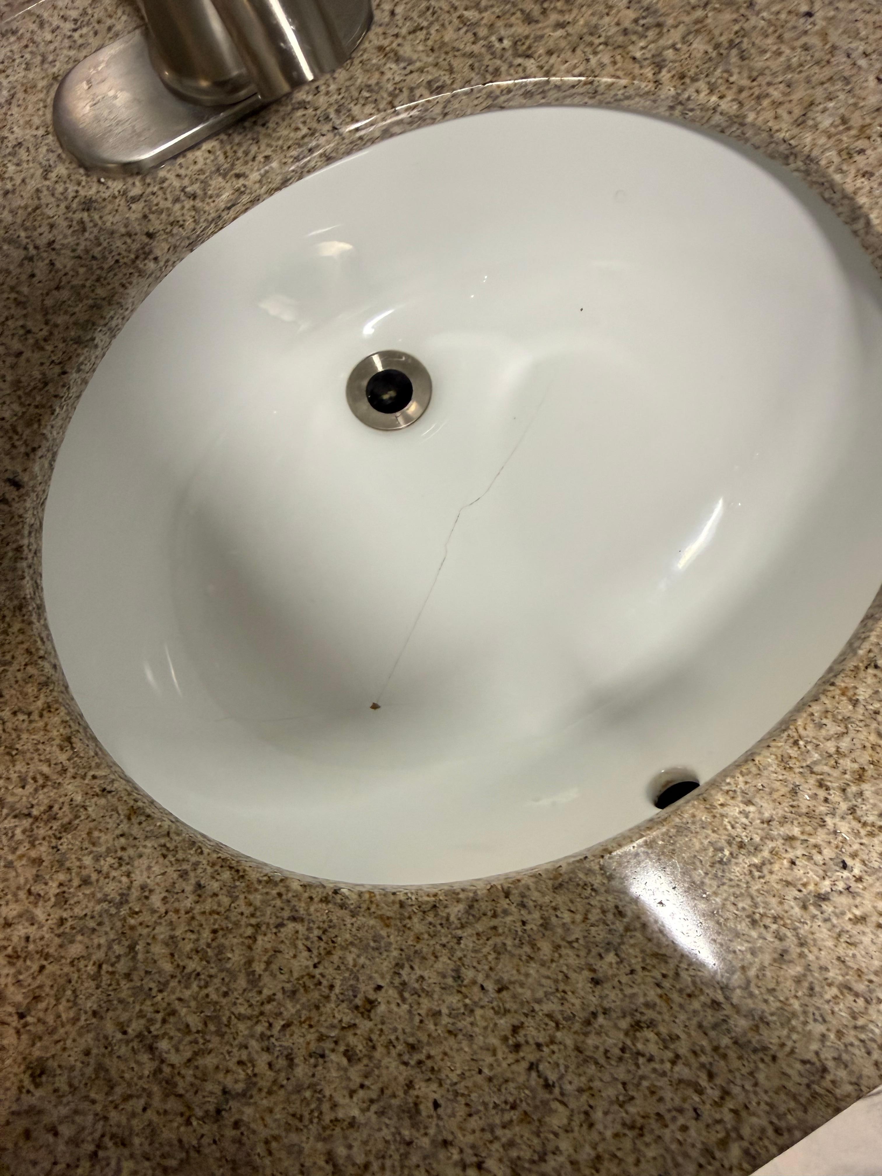 Sink broken 