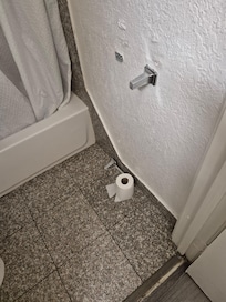 Broken toilet paper