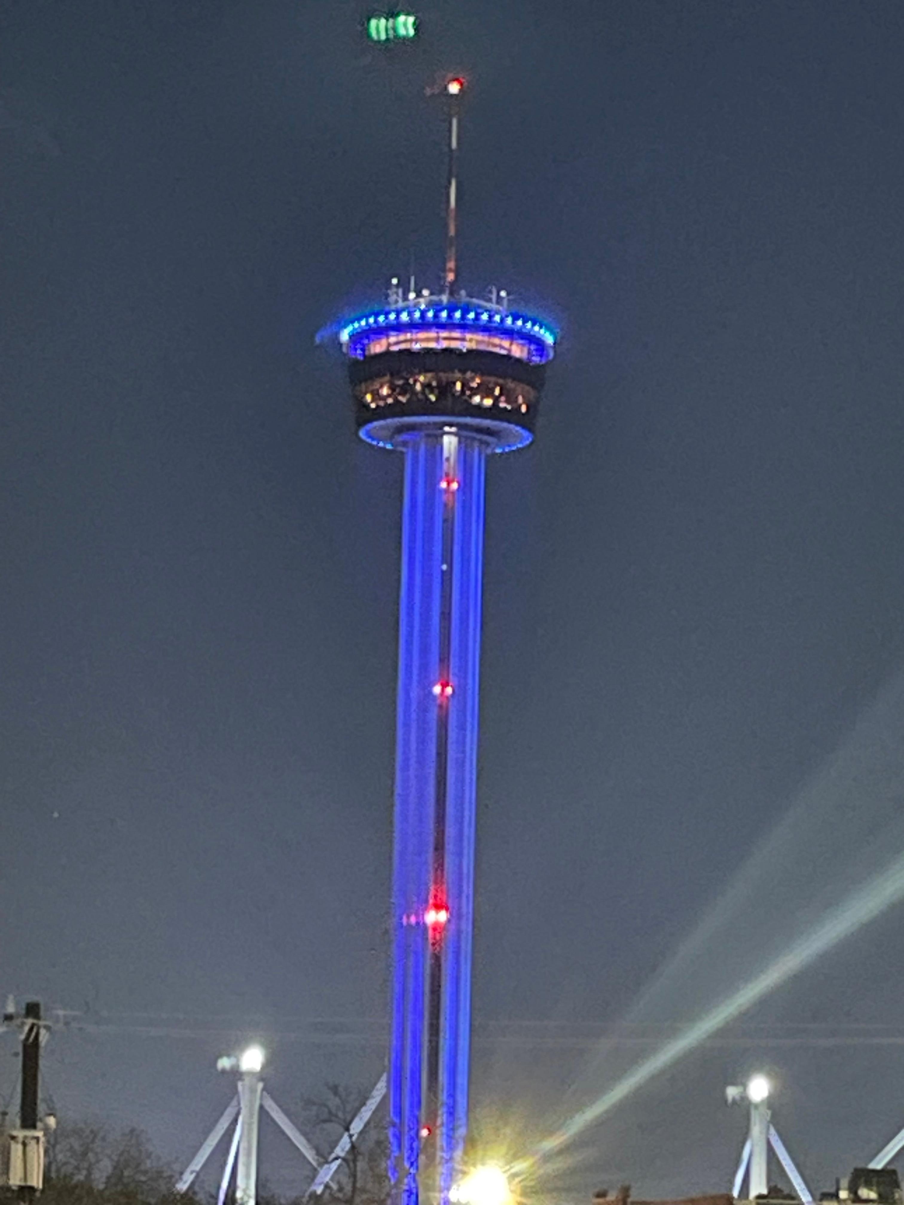 The Tower about 4 blocks away.