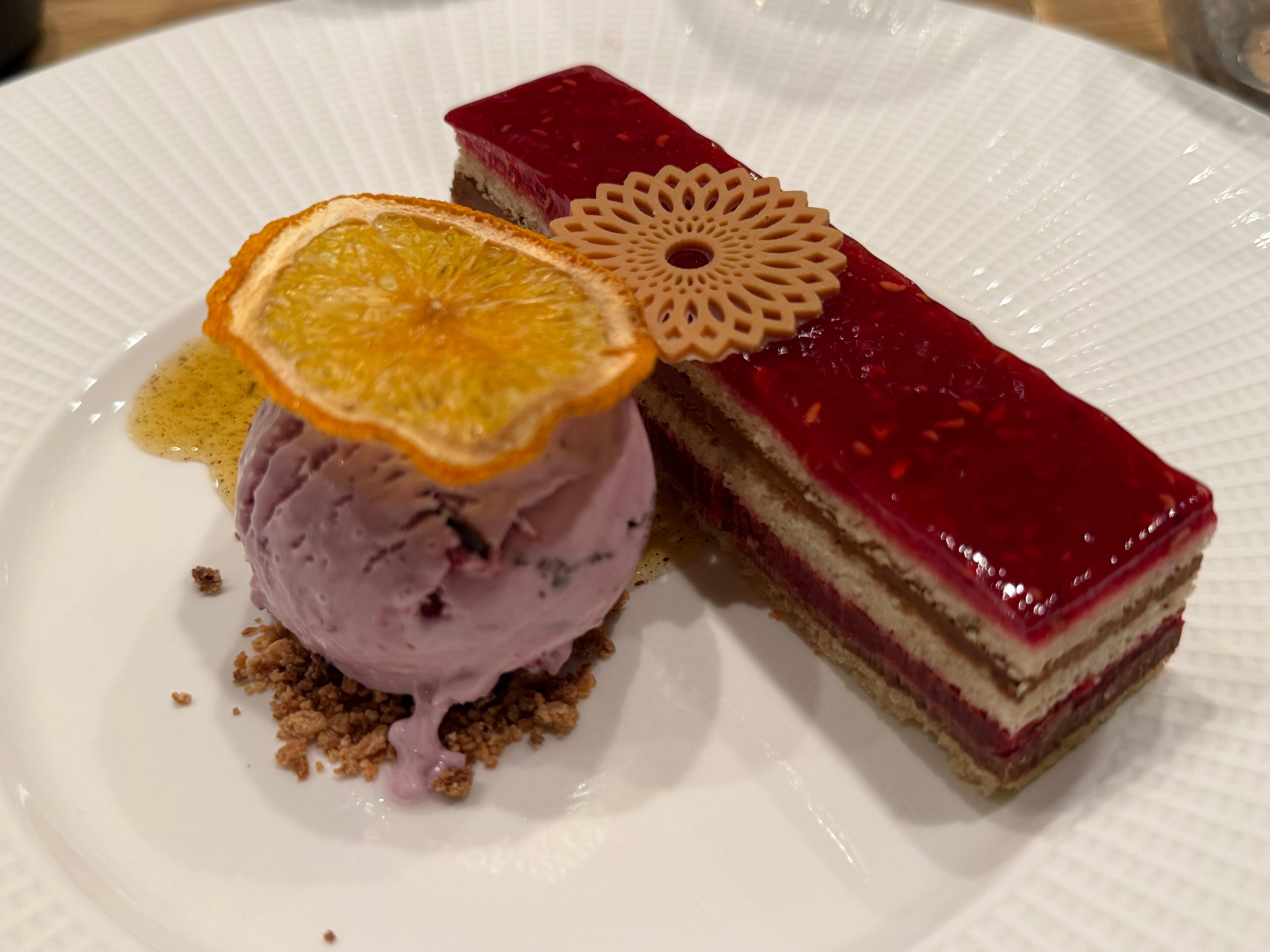 Desserten var populær! 