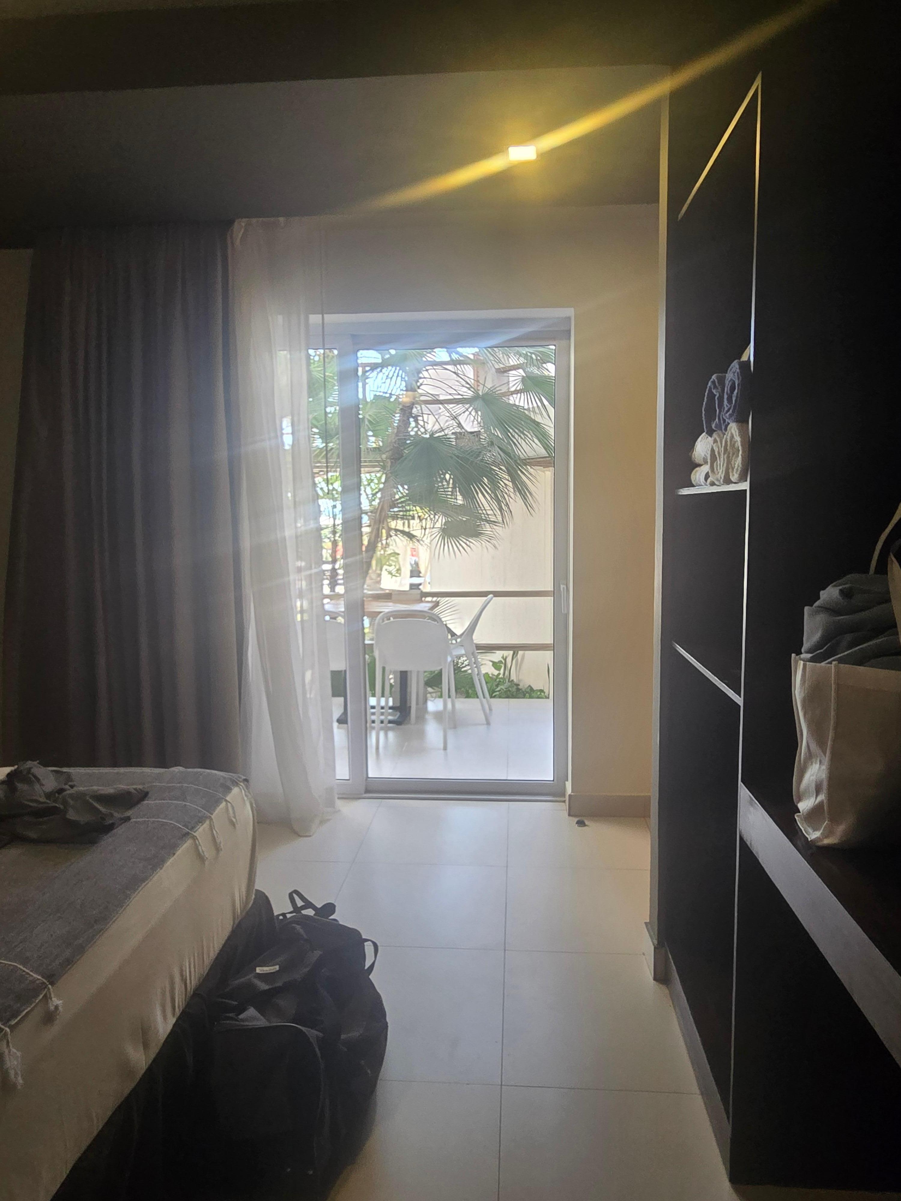 View of the balcony area